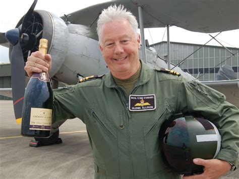 Glenn Achieves 8000 Hours Navy Wings