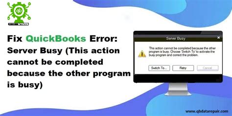 how to resolve quickbooks server busy error by natasha dean medium