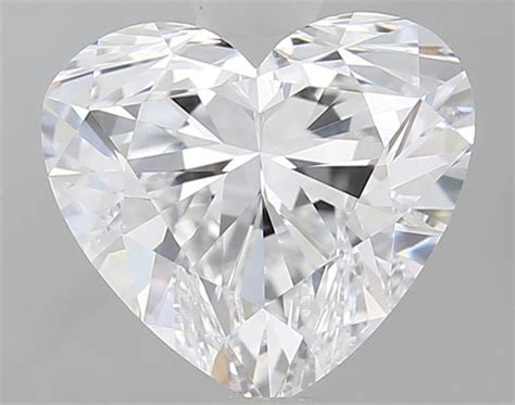 201 Carat Heart Cut Lab Grown Diamond Vvs2 E Color Loose For Solitaire