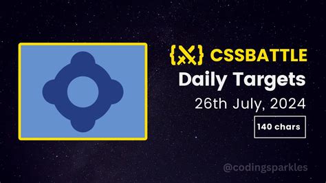 css battle daily targets 26th july 2024 solution youtube