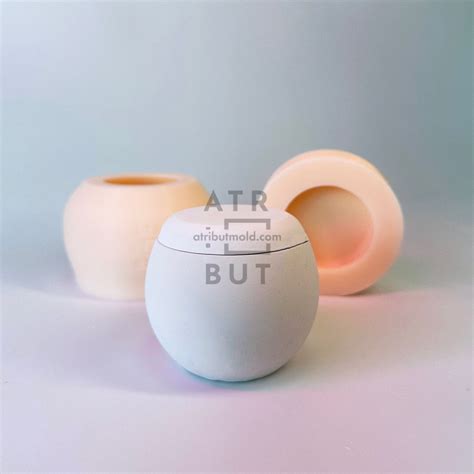 Силіконова форма кашпо Міні з кришками на вибір купити за найкращою ціною інтернет магазині