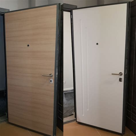 МДФ панель на входную дверь окрашенная по Ral Отделка реставрация входных дверей установка