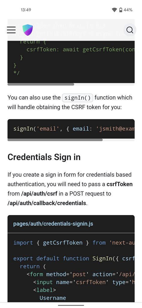Live Documentation Does Not Represent Main Branch · Issue 2309 · Nextauthjsnext Auth · Github
