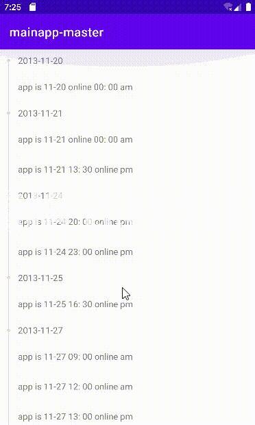 Android使用recyclerview实现日期分组以及时间轴显示 知乎
