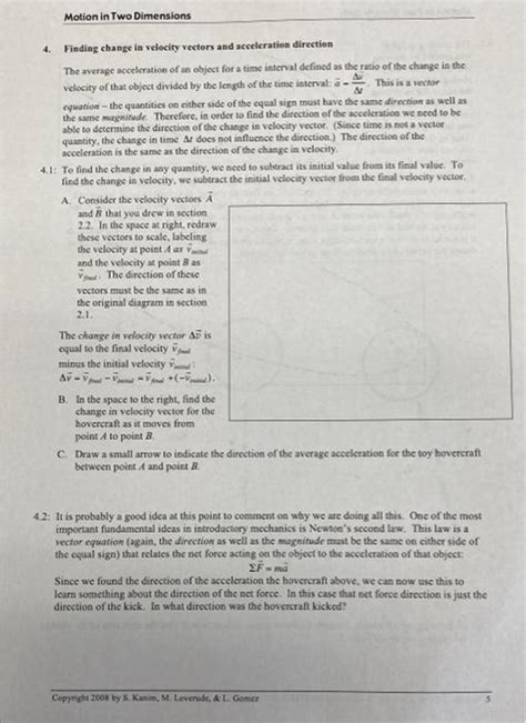 solved d how does the length of the velocity vector at
