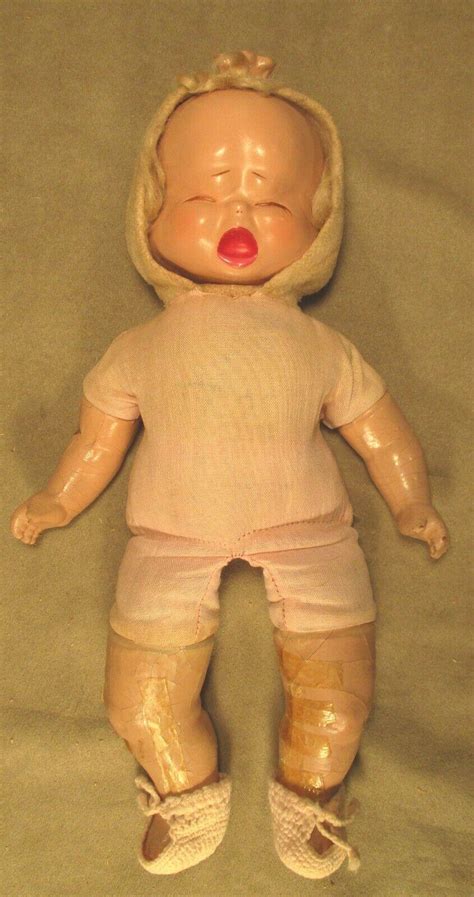 Vintage Trudy Doll 3 Faces Composition And Cloth Elsie Gilbert