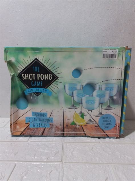 The Shot Pong Game Gin Edition On Carousell