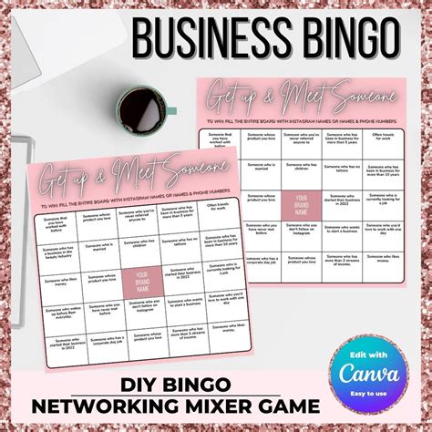 Networking Bingo Card