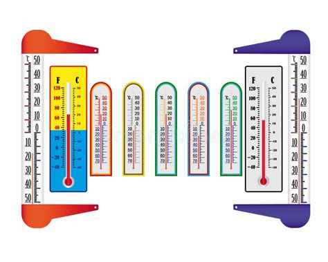 Thermometers Of Different Types Stock Vector Illustration Of Patient
