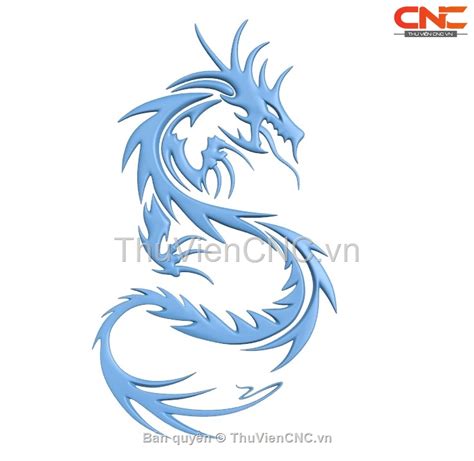 Free Mẫu Stl Thiết Kế Rồng Cnc