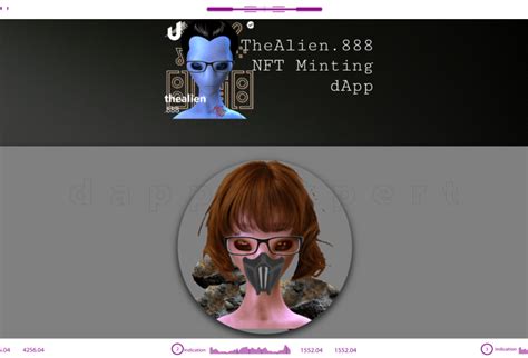 Thealien888 Nft Minting Dapp A Project On The Eth Blockchain Dapp