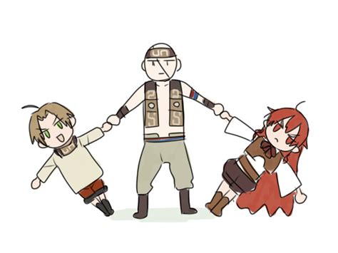 Eris Rudeus Ruijerd Chibi Mushoku Tensei Jobless Reincarnation