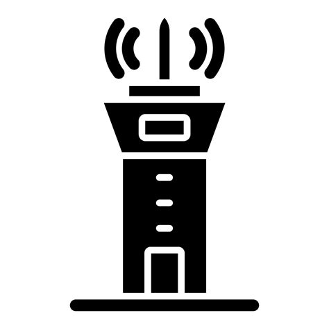 Control Tower Icon Style 21209781 Vector Art At Vecteezy