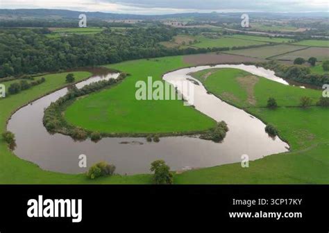 An Example Of An Oxbow Lake On The River Severn In Leighton Shropshire