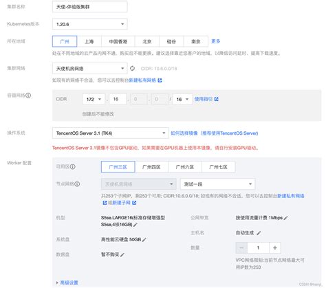 搭建大型分布式服务（二十四）如何创建一个tke容器集群？ 腾讯云 容器集群 java csdn博客