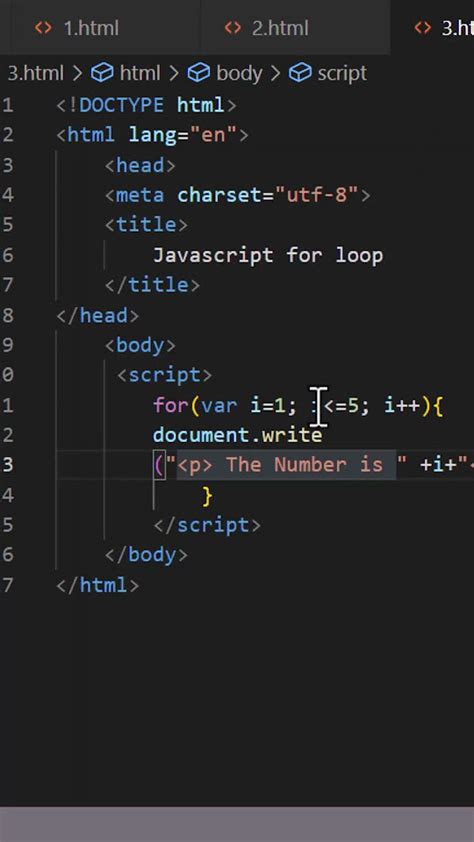 Javascript For Loop Shorts Javascript Programming Tutorial Coding Js Website Webdesign