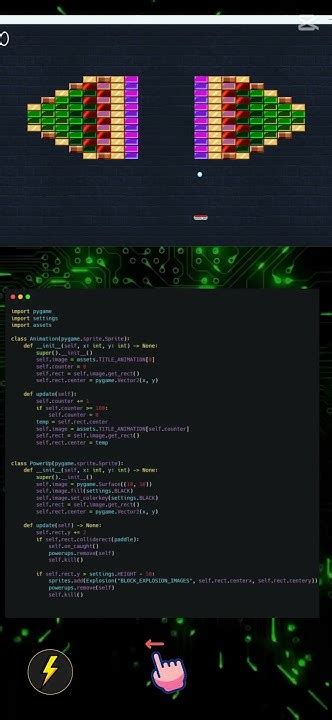 I Coded A 2d Breakout Game In Python 🐍💻 Shorts Gameplay Python