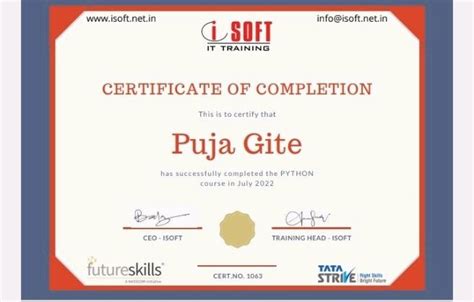 Puja Gite On Linkedin Python