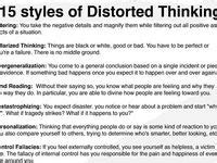 34 Thinking Errors Ideas Psychology Behavioral Therapy Counseling