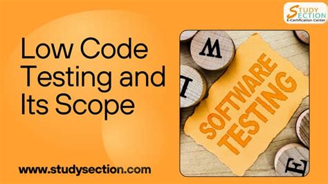 Introduction Low Code Testing And Its Scope Ppt