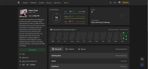 Leetcodes 365daysofcode Challenge For Solving Problems Pallavi