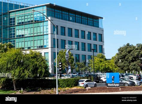 August 13 2019 Sunnyvale Ca Usa Netapp Headquarters In Silicon