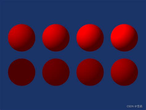 【vtkexamples rendering】第二期 （漫反射照明系数）testdiffusespheres 镜面照明系数 csdn博客