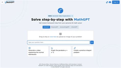 Mathgpt：ai数学解题助手