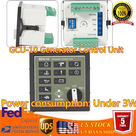 Genset Controller Modular Design Quick Installation Voltage 5 300vac 90 36vdc
