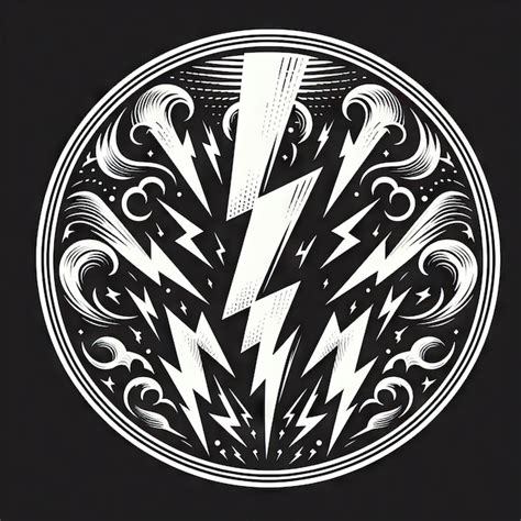 Premium Photo Abstract Background With Lightning On Black