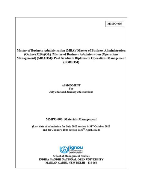 mmpo 06 soved assignment 24 final pdf supply chain performance