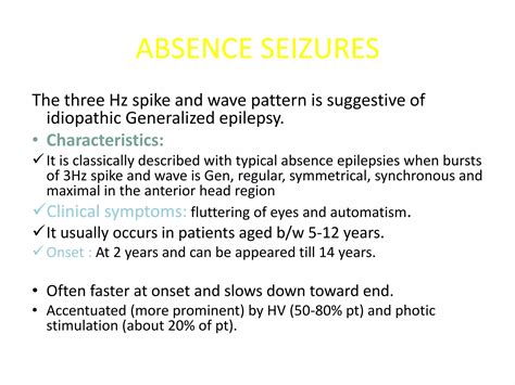 Abnormal Eeg Patterns Pptx Brain And Nervous System Disorders Diseases And Conditions