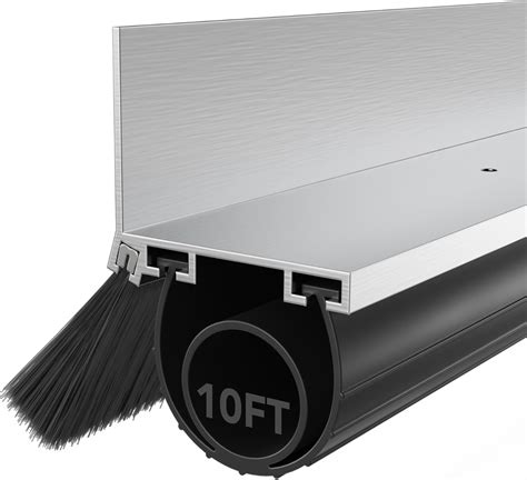 Wichemi Garage Door Seals Kit 10 Ft U O Door Seal Bottom Rubber With