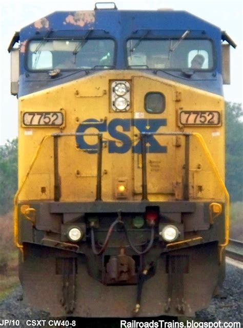 Railroad Freight Train Locomotive Engine Emd Ge Boxcar Bnsf Csx Fec