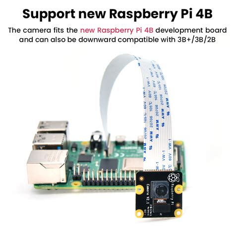 Official Raspberry Pi 4b Camera Module V2 Imx219 8million Pixels Camera