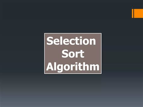 Shell Sort And Selection Sort Algorithm Pptx Programming Languages