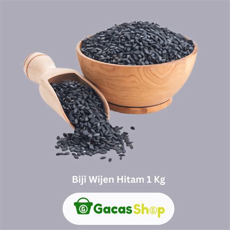 Biji Wijen Hitam 1kg Gacasshop