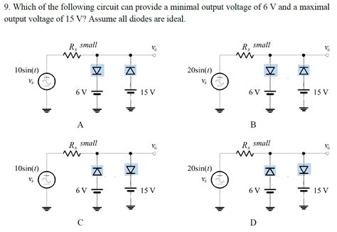Solved 9 Which Of The Following Circuit Can Provide A