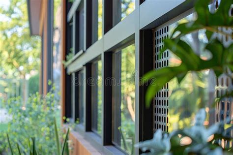 Closeup Of An Innovative Window Design That Maximizes Natural Daylight