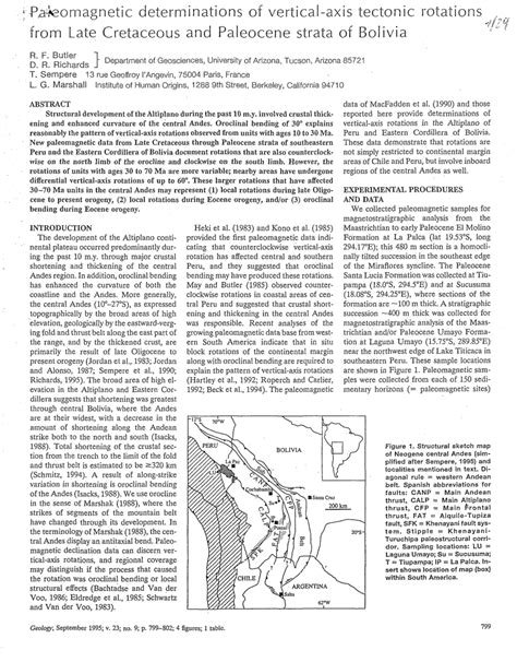 Pdf Paleomagnetic Determinations Of Vertical Axis Tectonic Rotations