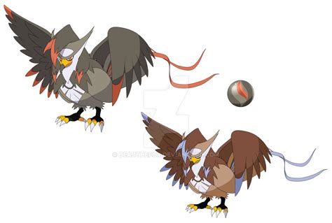 Mega Staraptor Starapnite By Deadthefox On Deviantart