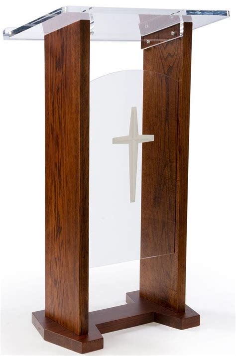 Modern Church Podium Podium With Cross