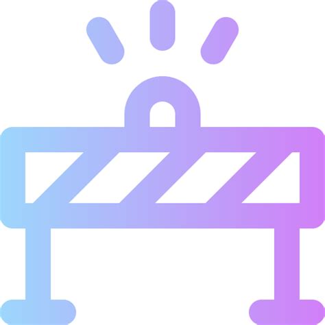 Barrier Super Basic Rounded Gradient Icon Barrier Super Basic Rounded Gradient Icon