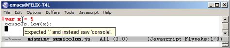 How Can I Run Jslint As A Javascript Compile Tool In Emacs For Windows