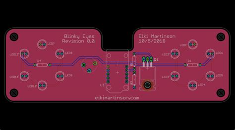 Halloween Blinking Creature Eyes With Leds Arduino And Laser Cutting The Adventures Of Eiki