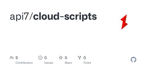 GitHub Api Cloud Scripts