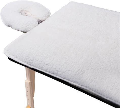 Saloniture Fleece Massage Table Pad And Face Cradle Set