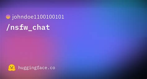 Johndoe Nsfw Chat Datasets At Hugging Face