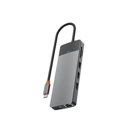 Buy Wiwu Linker 12 In 1 2xusb C 4xusb A 2x Hdmi 1x Vga Sdtf 1x