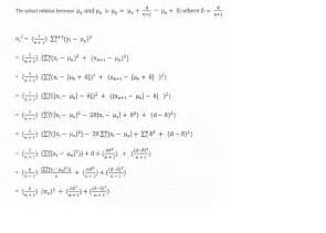Statistics Relation Between The New And Old Variances When An Item